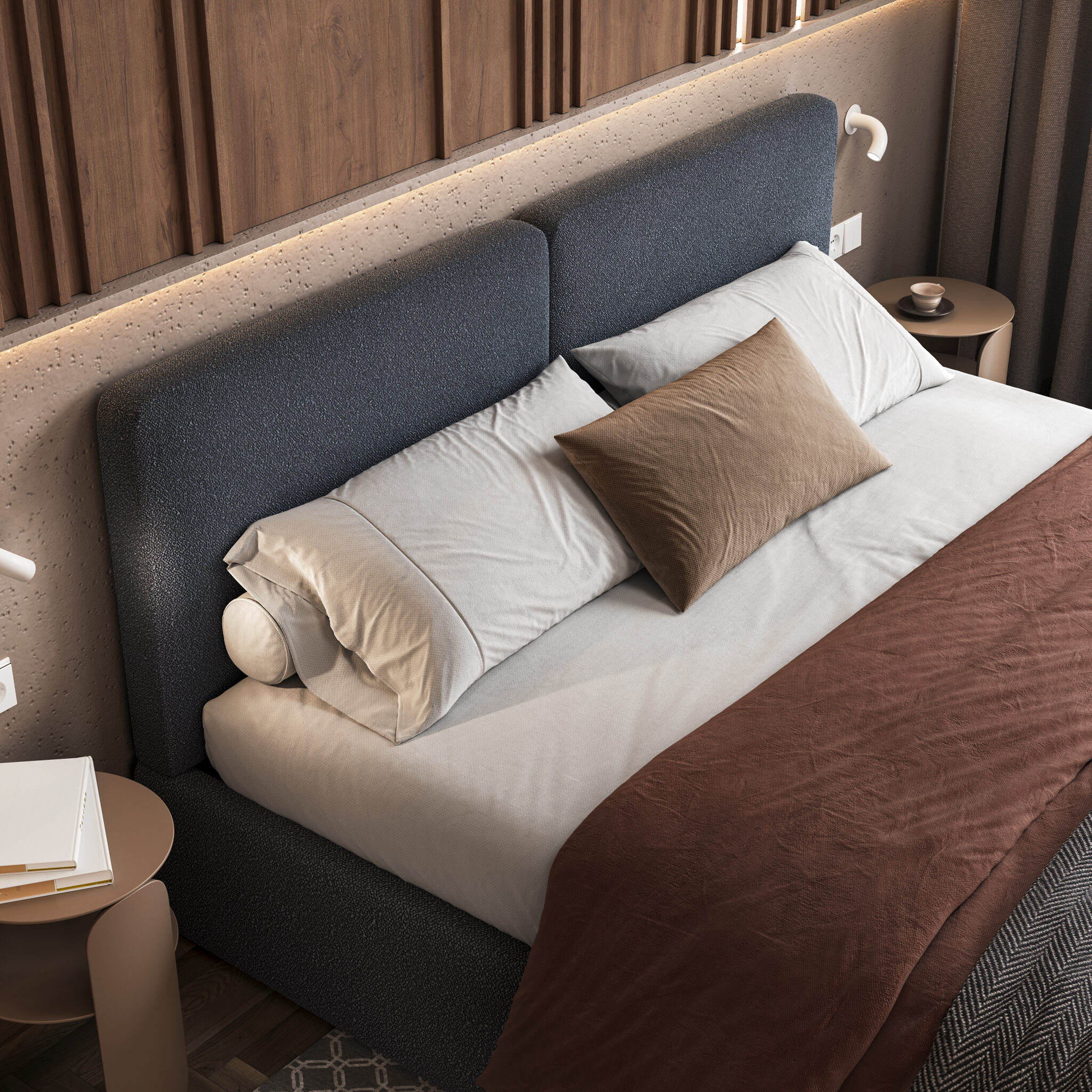 Ліжко Елiм II від Woodsoft