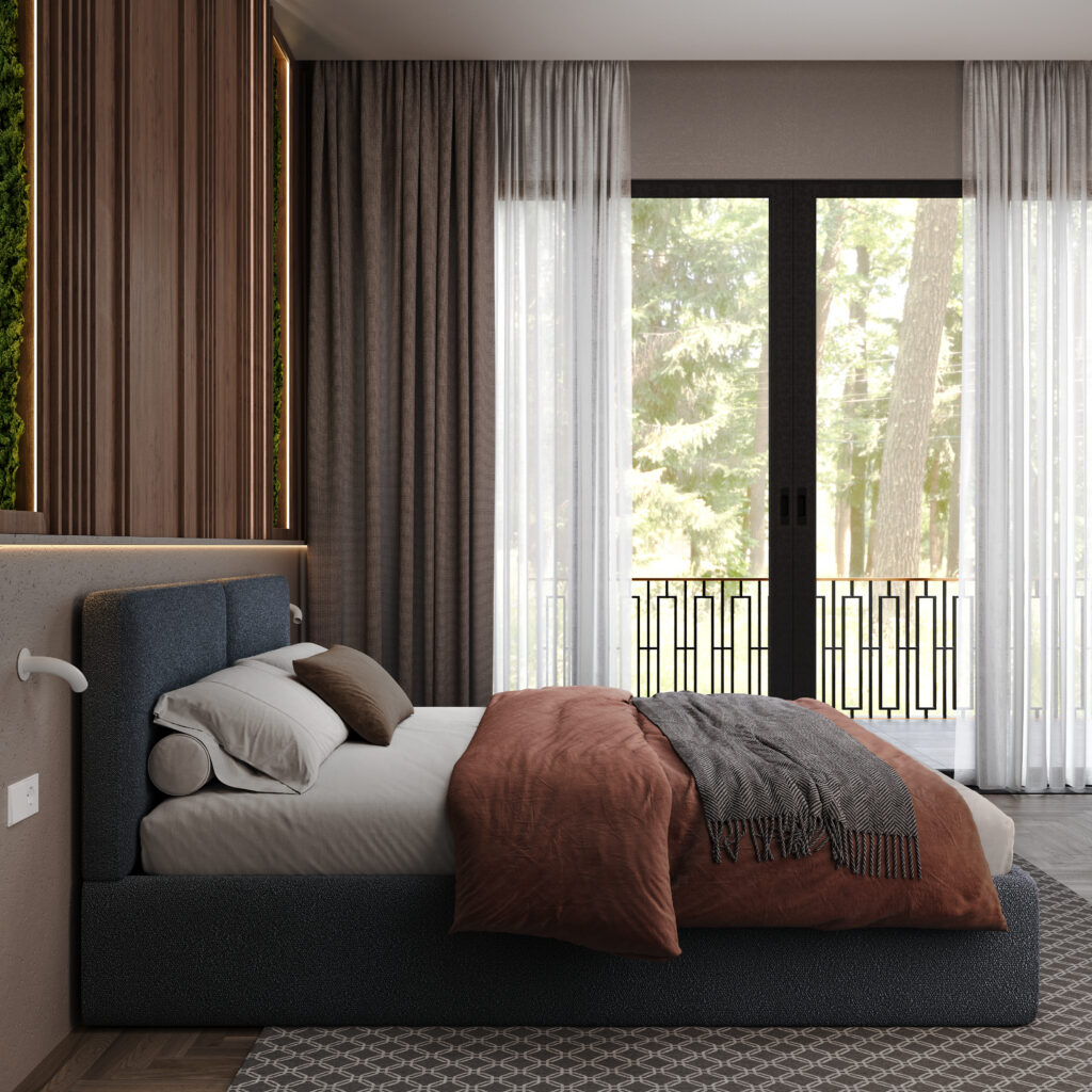 Ліжко Елiм II від Woodsoft